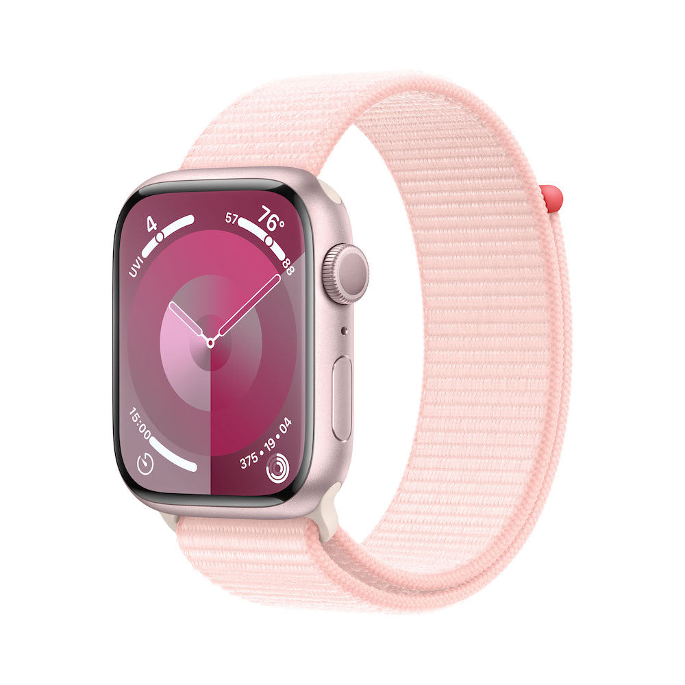 Apple Watch Series 9 GPS 45mm Pink Aluminium Case with Light Pink Spor ...